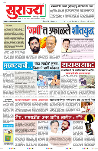 Surajya Digital Epaper :: Solapur - Surajya Digital